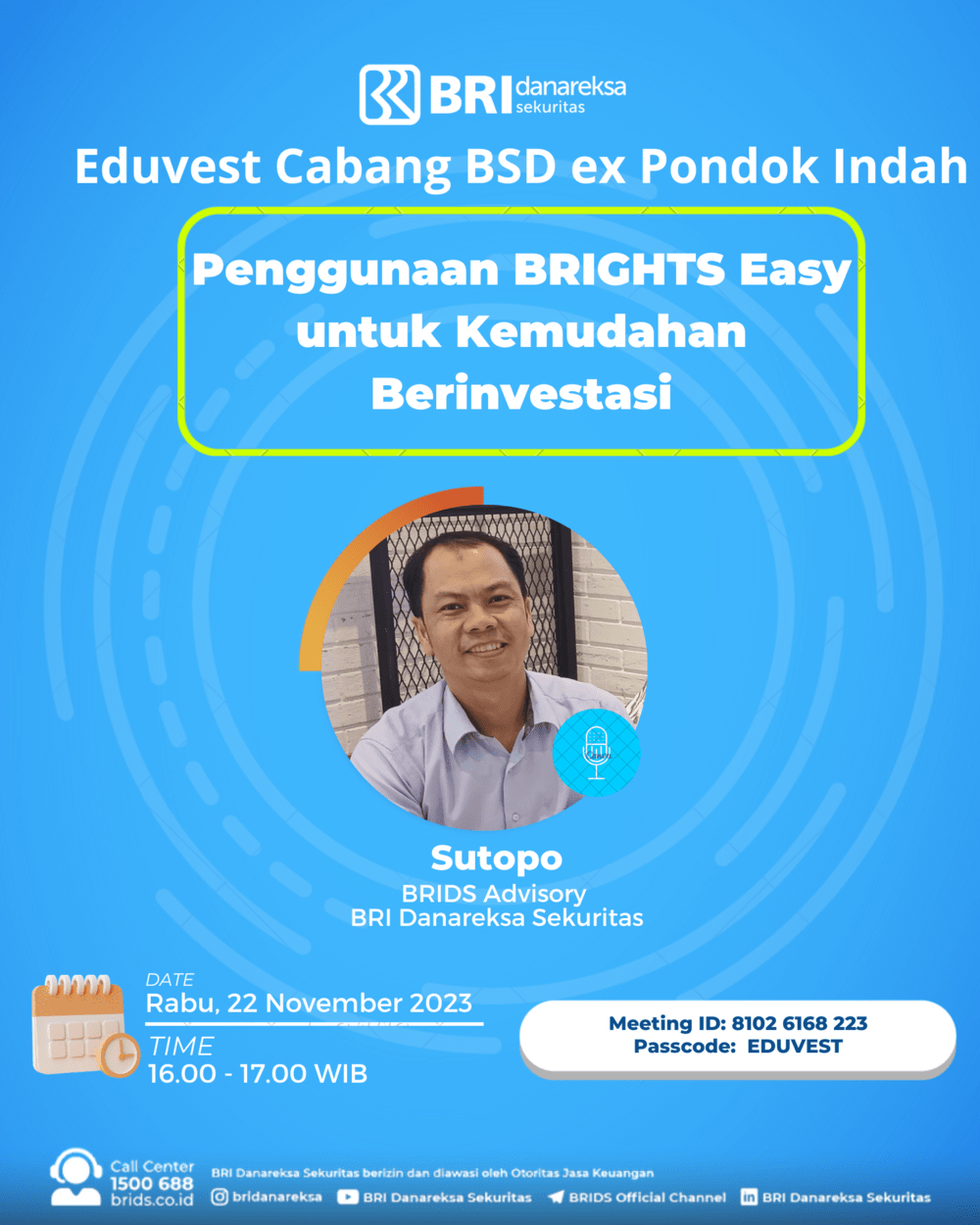 Penggunaan BRIGHTS Easy untuk Kemudahan Berinvestasi