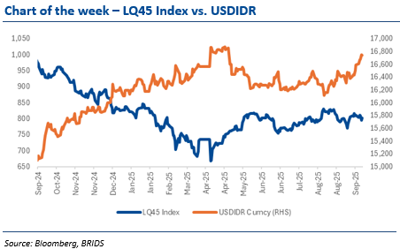 BRIDS Market Pulse: Chart of the week – LQ45 Index vs. USDIDR